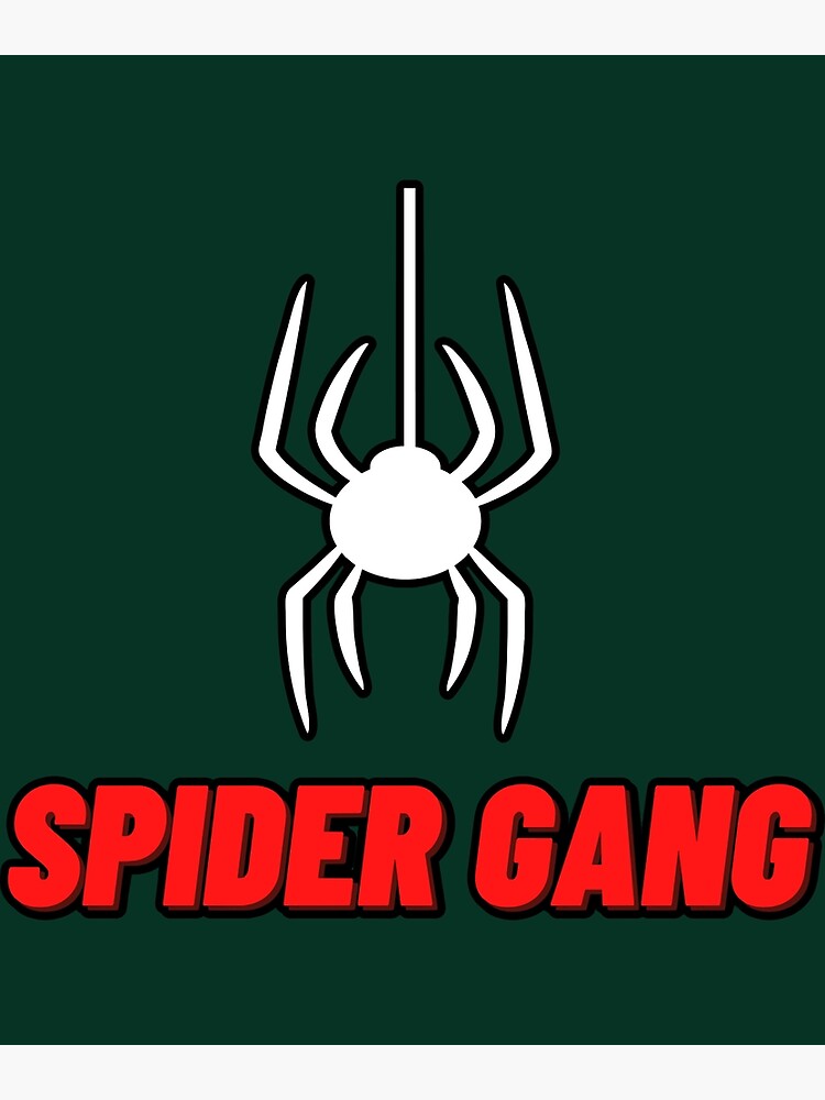 "Spider Gang Sticker" Poster for Sale by Banasaha | Redbubble