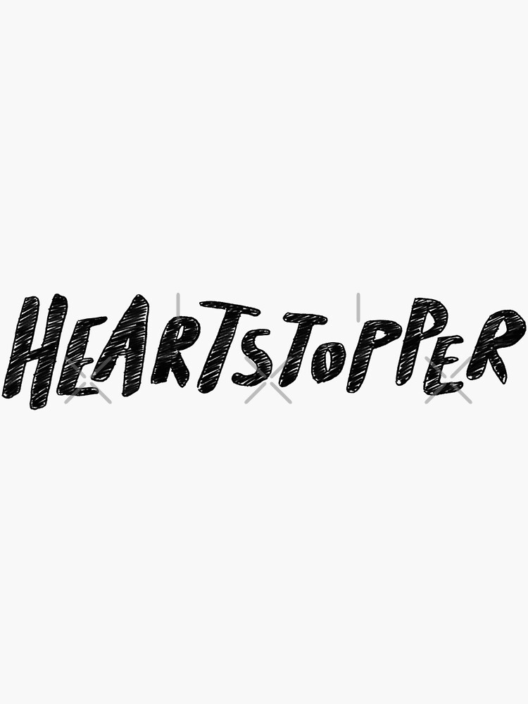 "Heart Stopper Logo" Sticker for Sale by stylesnspire | Redbubble