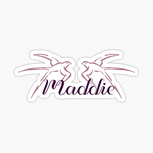 "Maddie" Sticker by vintage-sigh | Redbubble