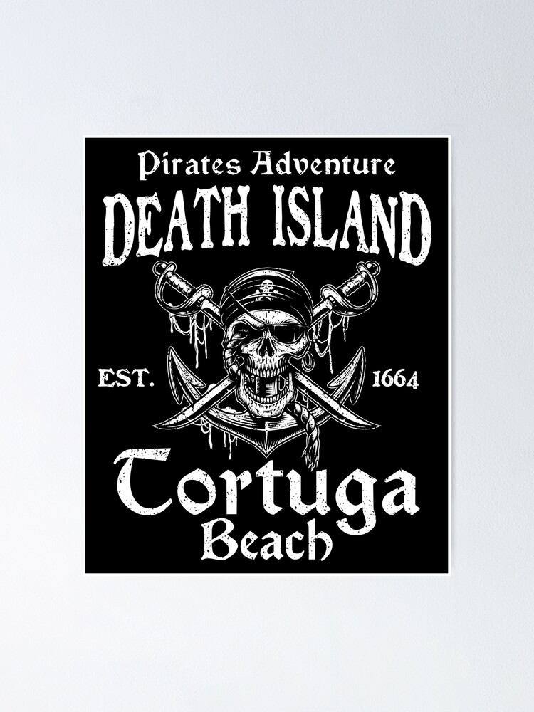 "Pirat Tortuga Beach Death Island Kindergeburtstag" Poster von ...
