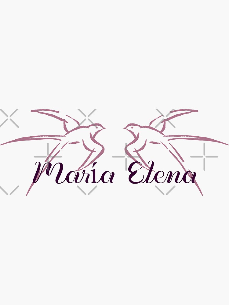 "María Elena" Sticker by vintage-sigh | Redbubble