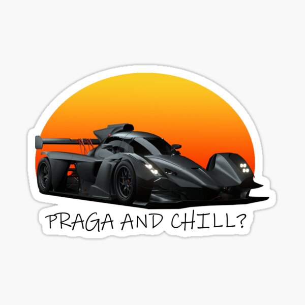 "Praga and Chill?" Sticker by LittleVamp | Redbubble