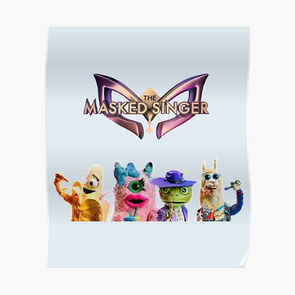 " The Masked Singer" Poster for Sale by BrainboxCandys | Redbubble