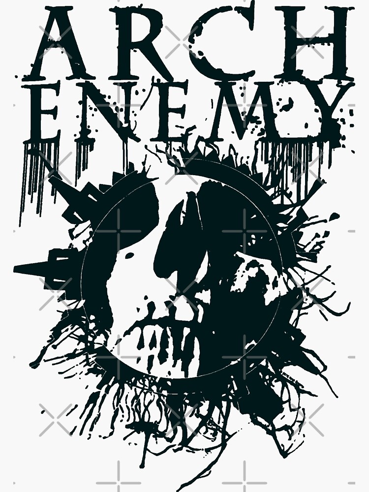 "Arch Enemy" Sticker by loudmetal | Redbubble