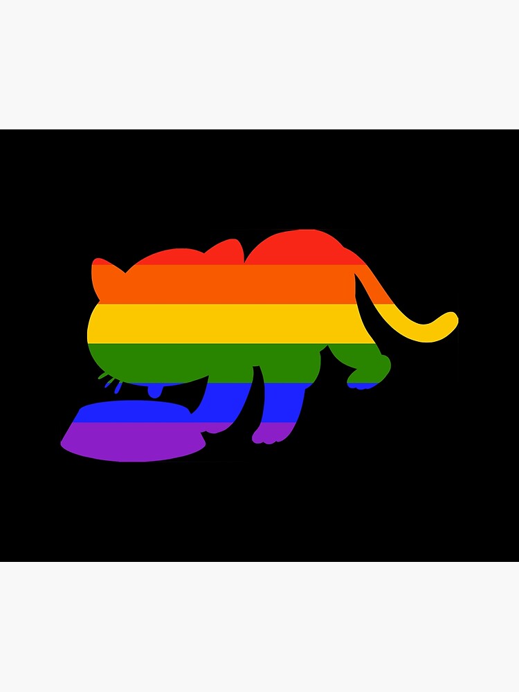 "Cute Rainbow LGBT Cat" Poster for Sale by LGBTQueer | Redbubble