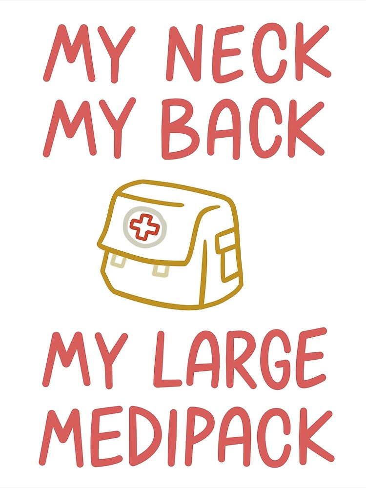 "My Large Medipack" Art Print for Sale by RikDrawsThings | Redbubble