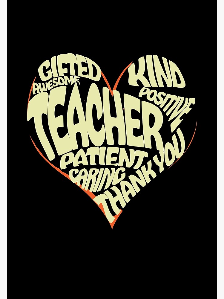 "Copy of Teacher Appreciation" Poster for Sale by Khalayi | Redbubble