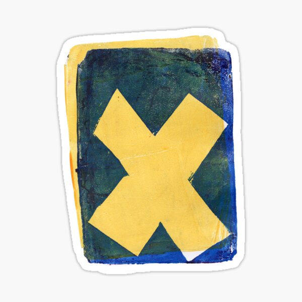 "X Marks the Spot" Sticker by waecenter | Redbubble