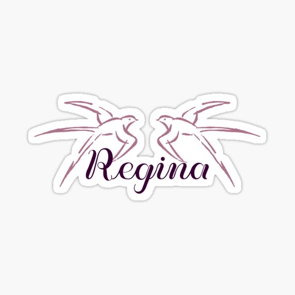"Regina" Sticker by vintage-sigh | Redbubble