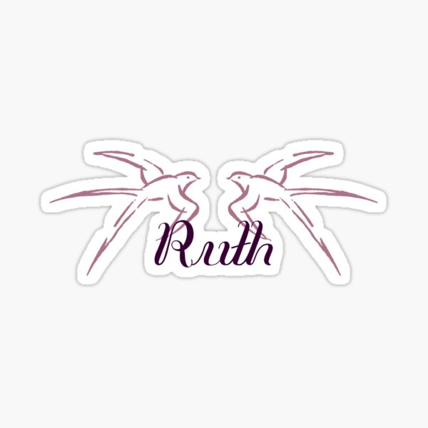 "Ruth" Sticker by vintage-sigh | Redbubble