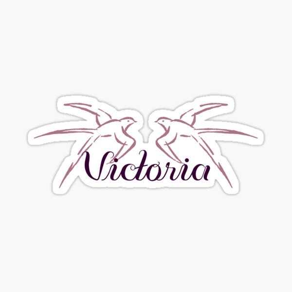 "Victoria" Sticker by vintage-sigh | Redbubble