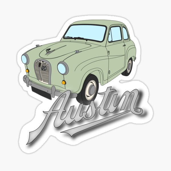 "Austin A35 - Standard, Glen Green" Sticker for Sale by Adamasage ...