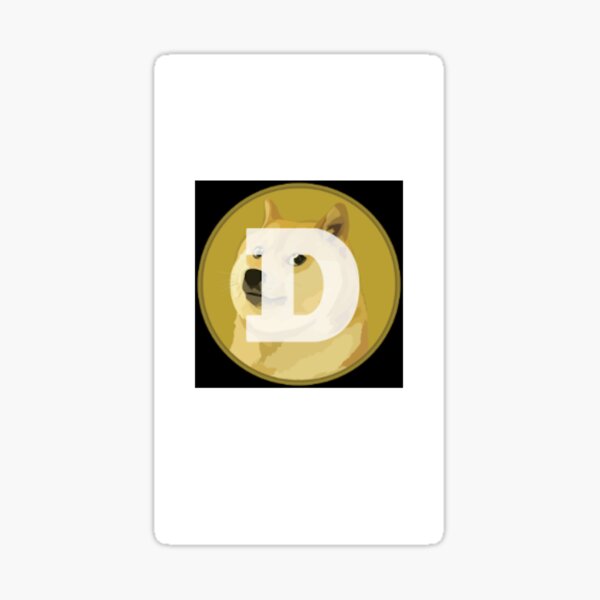 "DogeCoin" Sticker by juplayer | Redbubble
