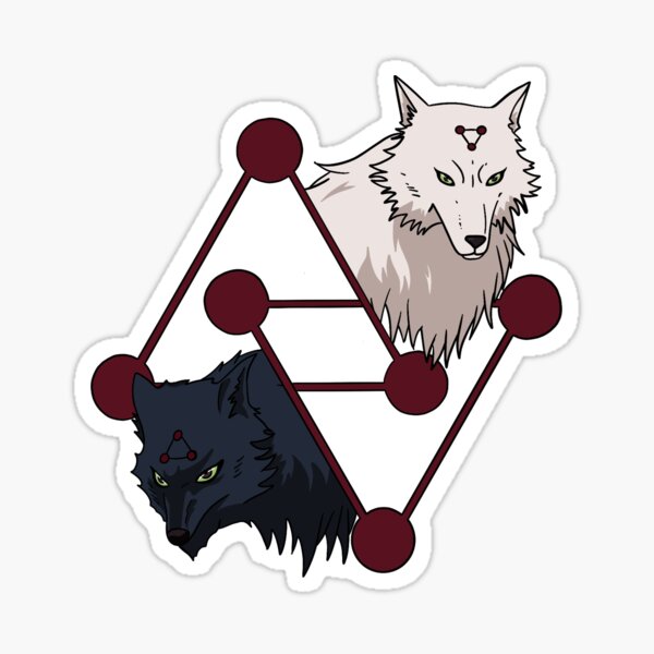 "Megumi Divine Dogs" Sticker by elliefauteux | Redbubble