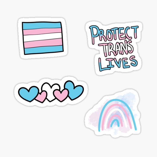 "Trans Pride Pack" Sticker by spadesir | Redbubble