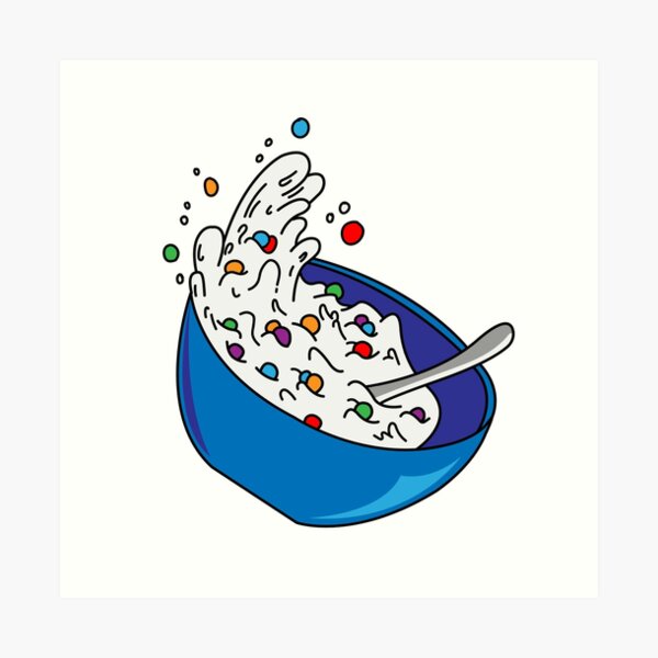 "Cereal Bowl" Art Print for Sale by Sasquach98 | Redbubble