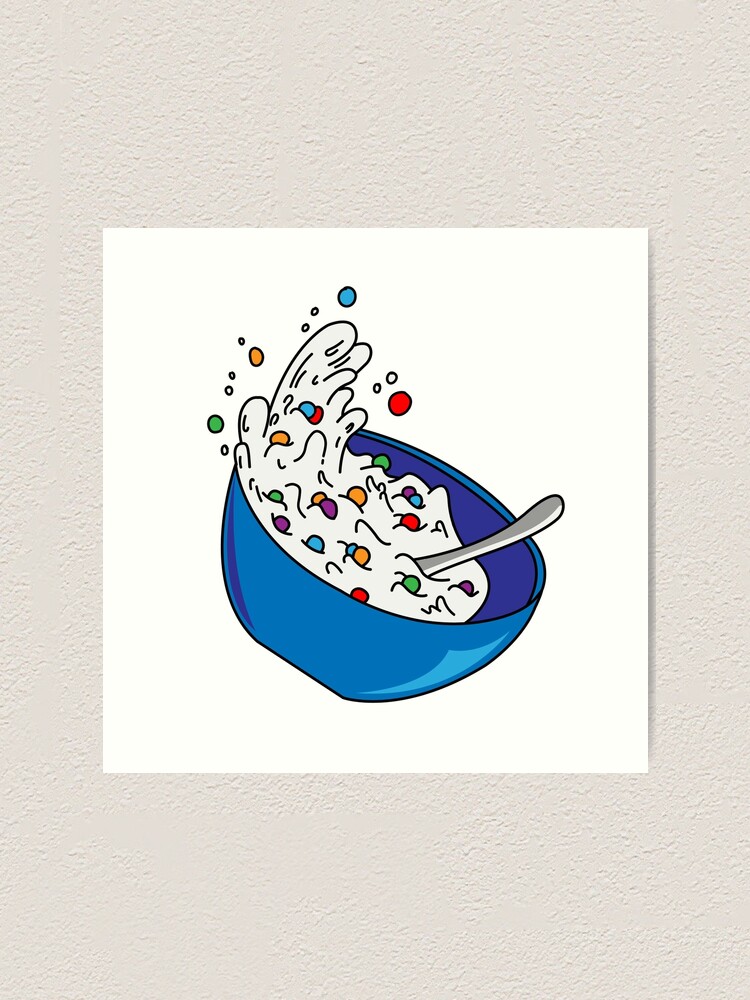 "Cereal Bowl" Art Print for Sale by Sasquach98 | Redbubble
