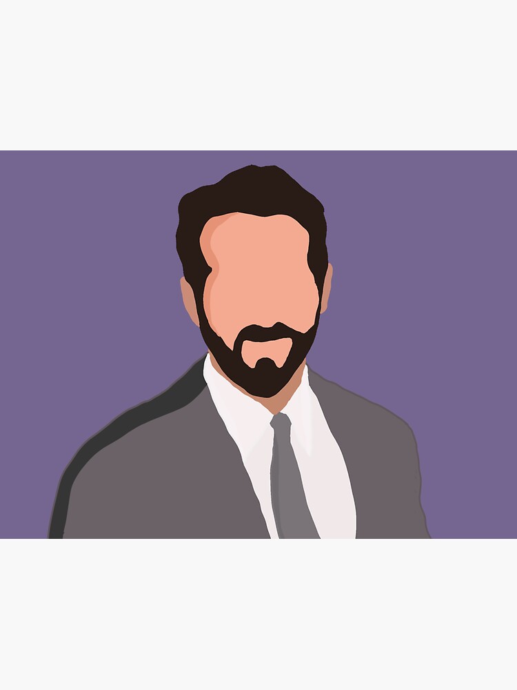 "Ryan Reynolds Outline" Sticker by riannfreel0915 | Redbubble