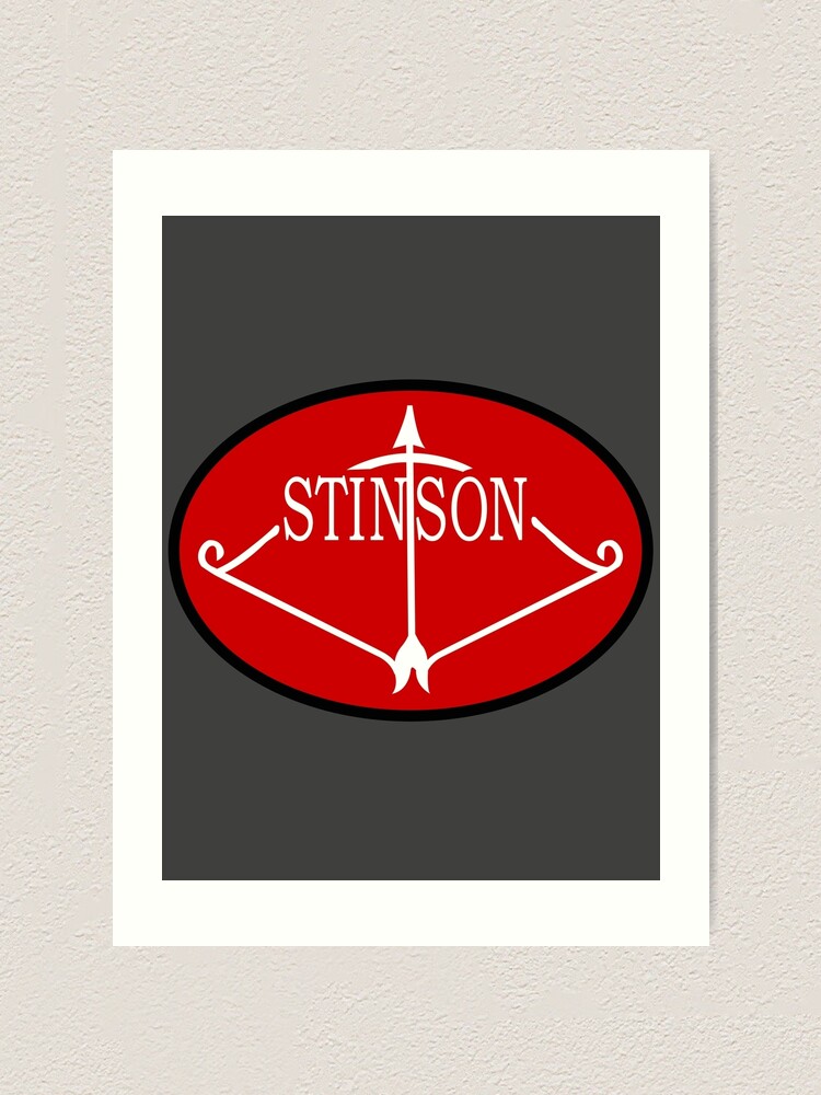 "Stinson Aircraft Company Logo" Art Print for Sale by warbirdwear ...