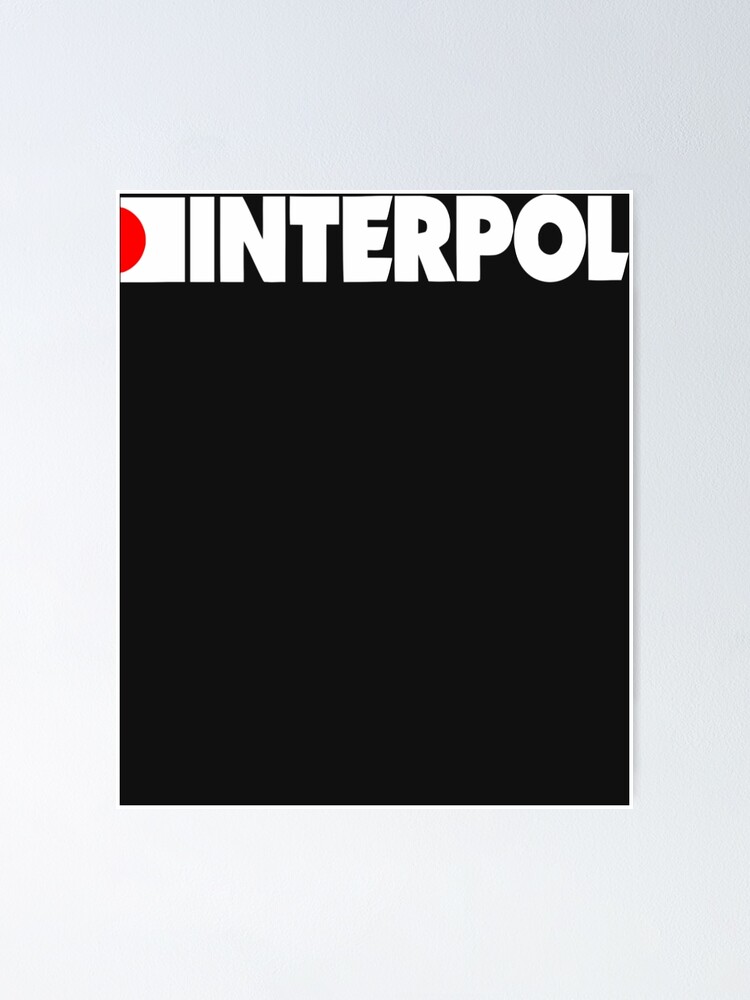 "Interpol band logo" Poster for Sale by GailBilsland60 | Redbubble