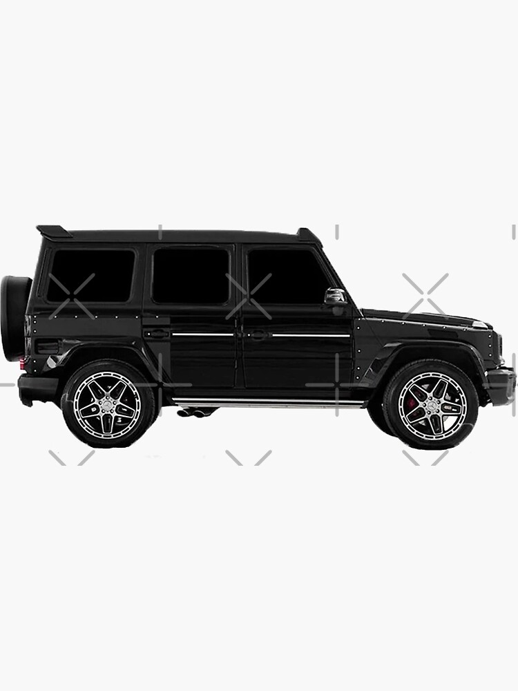 "black g wagon " Sticker for Sale by Nuqta | Redbubble
