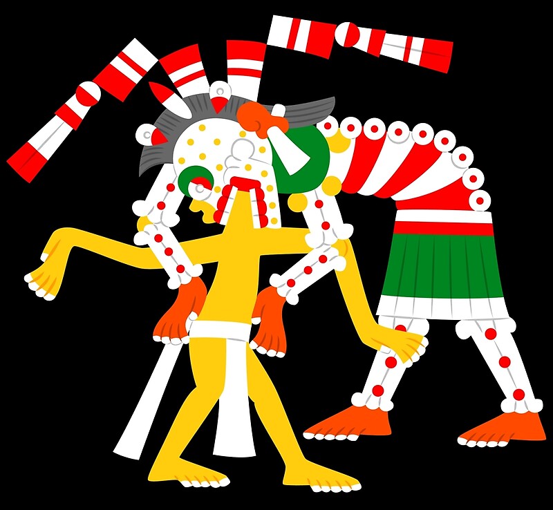 "Aztec Zombie - Codex Laud 05" by Gwendal | Redbubble