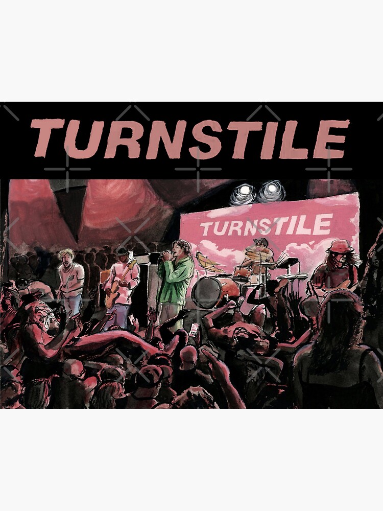 "Turnstile tour 2022 masapril" Sticker for Sale by emcilriachm | Redbubble