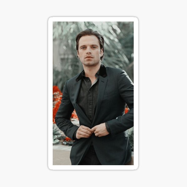 "Sebastian Stan " Sticker for Sale by hopenoel | Redbubble