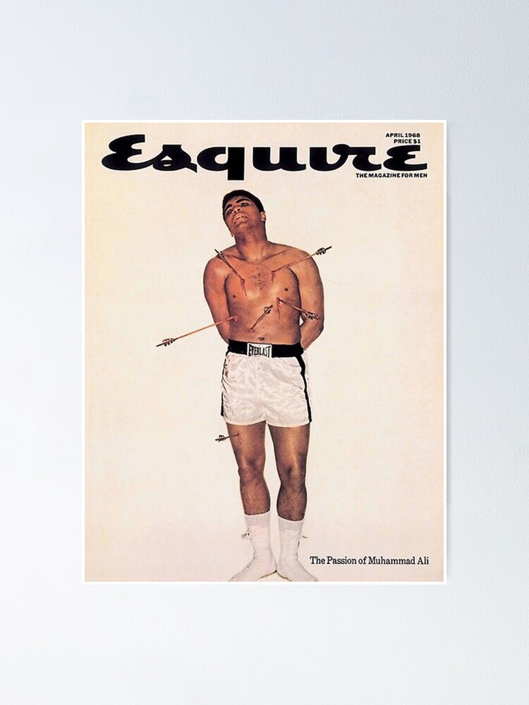 "Esquire - Muhammad Ali 1968 " Poster for Sale by sssdwessjkaseds ...