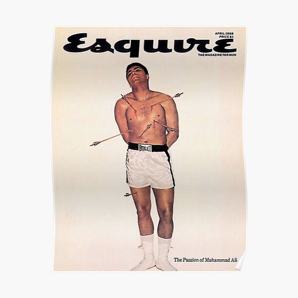 "Esquire - Muhammad Ali 1968 " Poster for Sale by sssdwessjkaseds ...