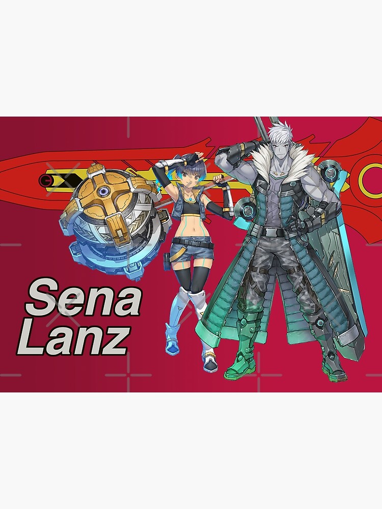 "Lanz and Sena (Xenoblade Chronicles 3)" Poster by VelvetZone | Redbubble