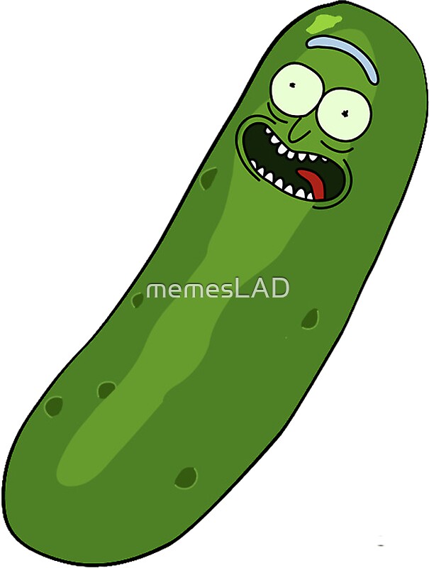 Pickle Rick: Stickers | Redbubble
