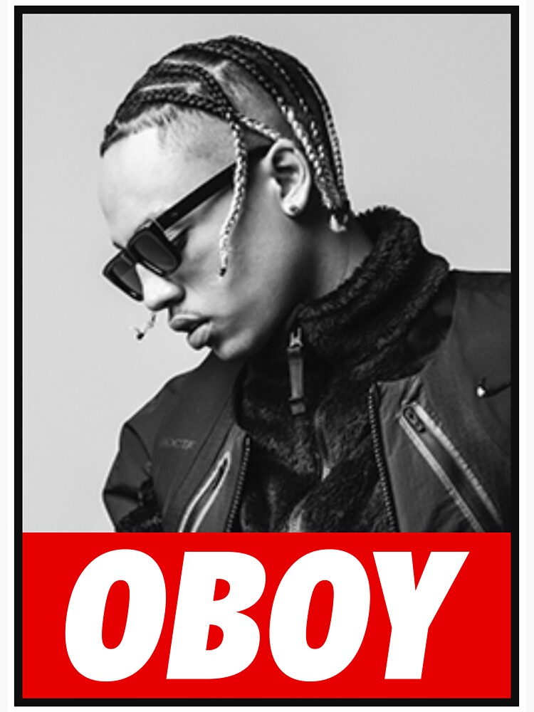 "OBOY RAPPER" Sticker by garsaoi | Redbubble