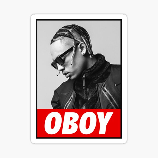 "OBOY RAPPER" Sticker by garsaoi | Redbubble