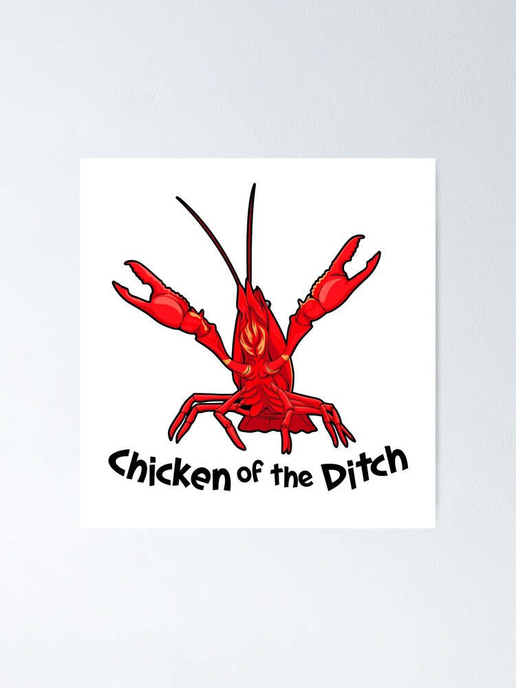 "Chicken of the Ditch" Poster for Sale by muskitt | Redbubble