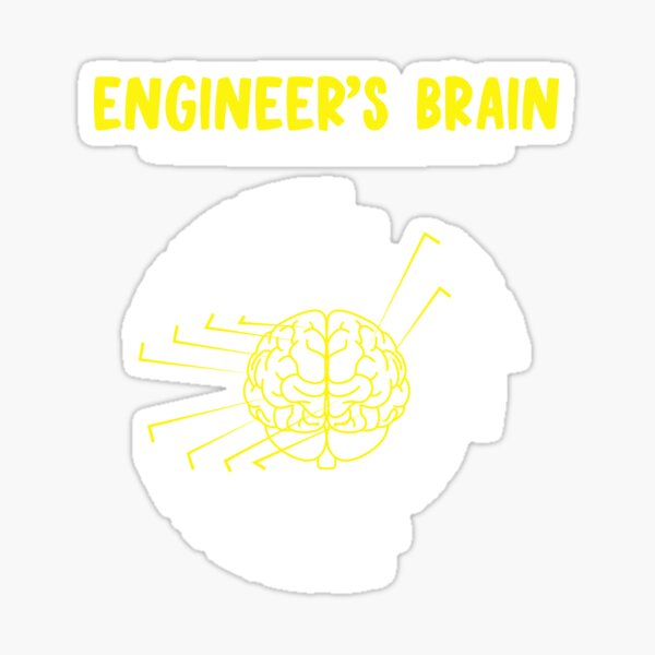 " Engineers Brain" Sticker by Theorem22 | Redbubble