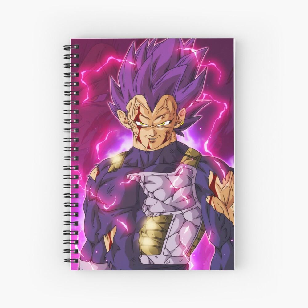 "Ultra Ego Vegeta - God of Destruction transformation" Spiral Notebook ...