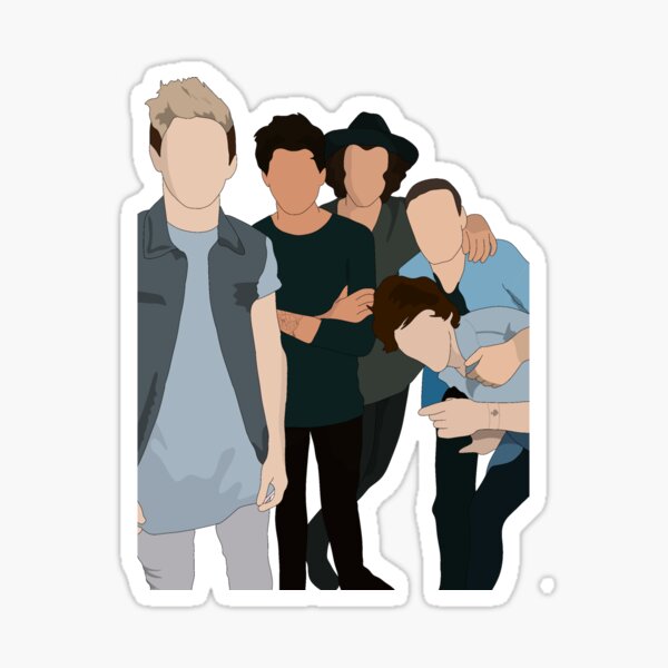 "one direction " Sticker by alishavictoriax | Redbubble