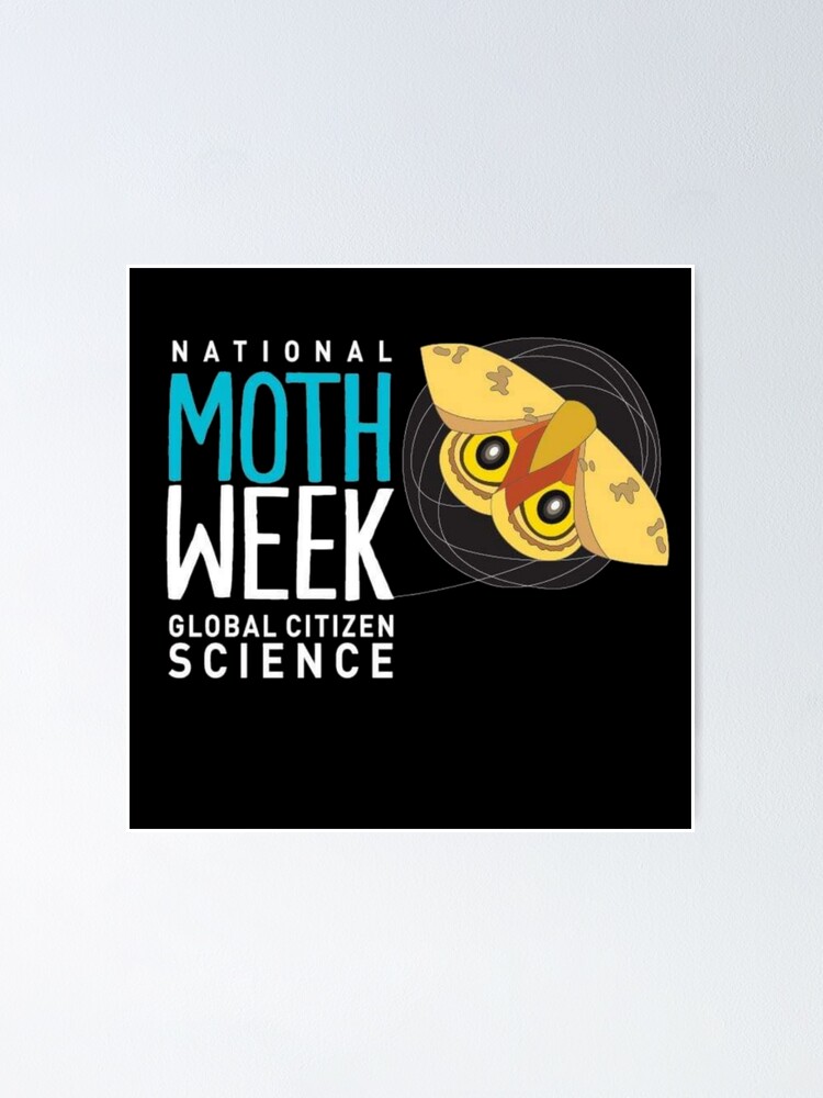 "National moth week" Poster for Sale by Best4u7 | Redbubble