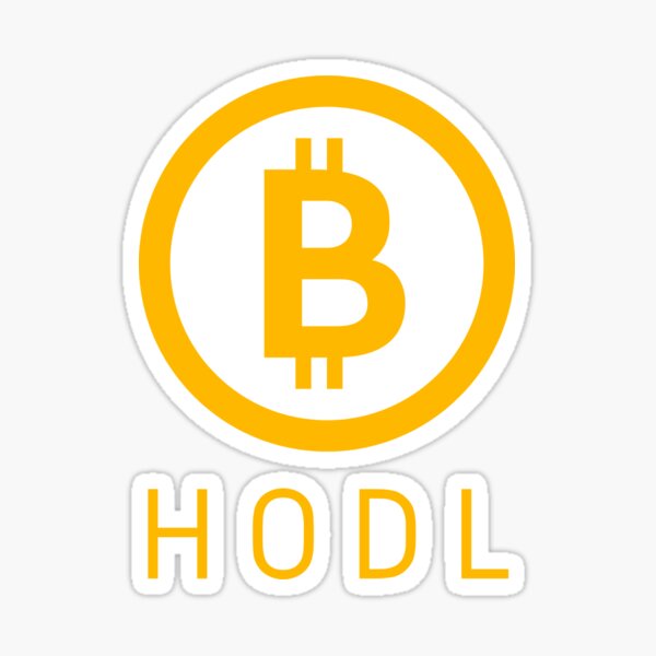 "Hodl Gold" Sticker by CryptoSign | Redbubble
