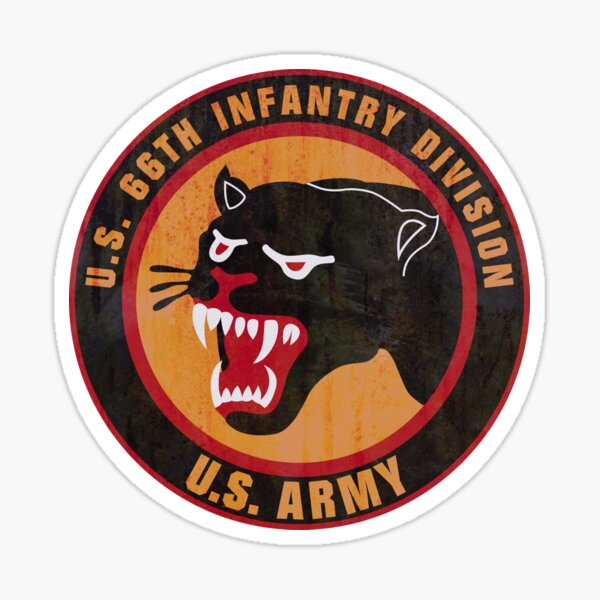 "66th Division Vintage Emblem" Sticker by Lidra-Redesign | Redbubble