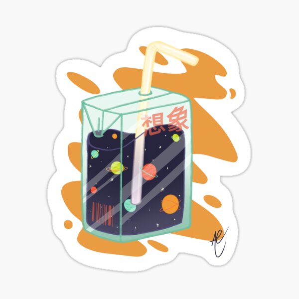 "space juice " Sticker by avercado-art | Redbubble