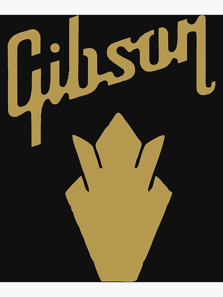"Gibson logo" Poster by KayDugas1 | Redbubble