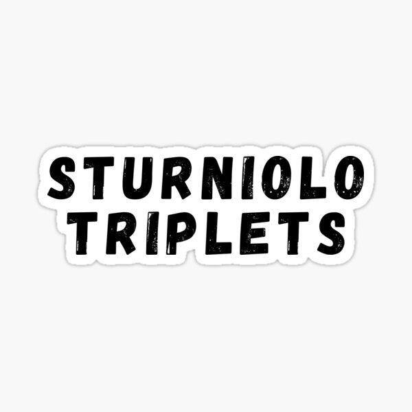 "Sturniolo Triplets" Sticker by Adidctedwork | Redbubble