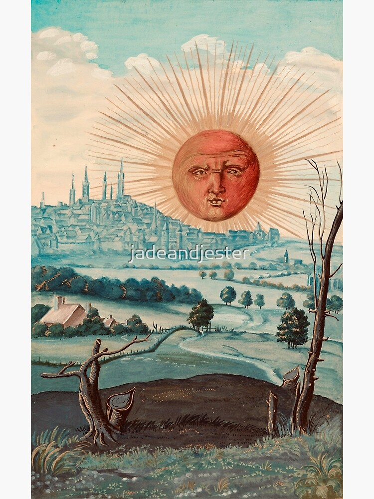"Antique Alchemical Sun" Poster for Sale by jadeandjester | Redbubble