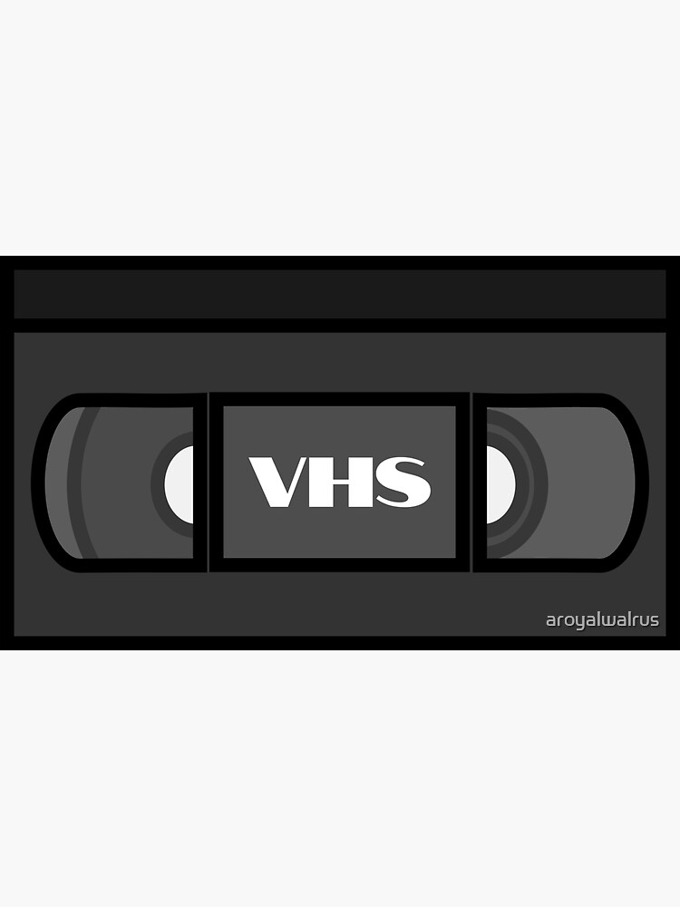 "VHS Tape" Sticker by aroyalwalrus | Redbubble
