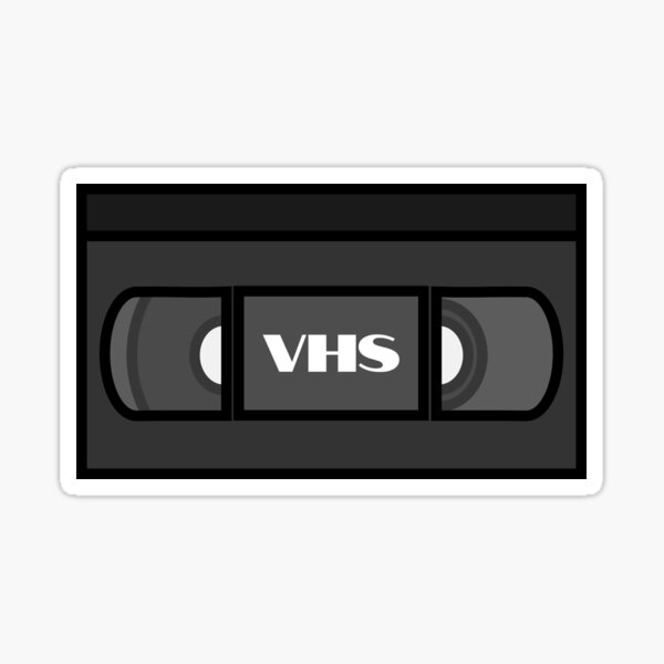 "VHS Tape" Sticker by aroyalwalrus | Redbubble