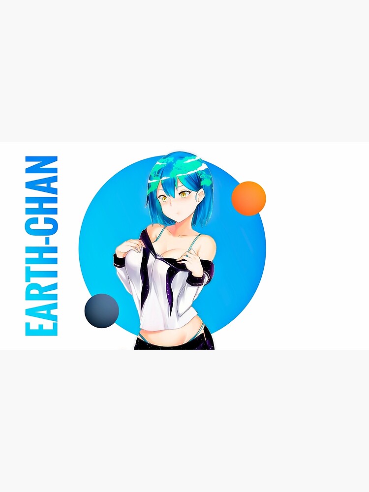 "Aesthetic Kawaii Earth Chan Banner" Poster for Sale by kylewords00 ...