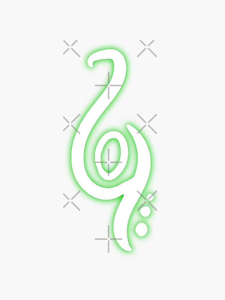 "Life Great Rune" Sticker for Sale by AuroraComic | Redbubble