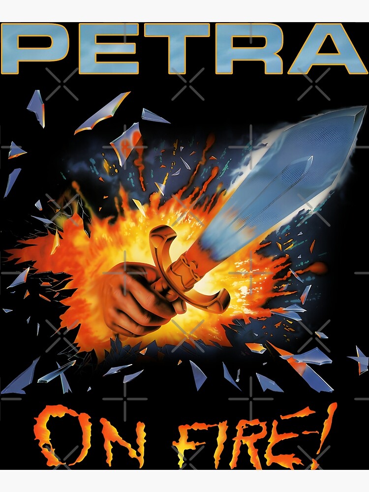 "Petra - On Fire!" Poster for Sale by CoryO | Redbubble